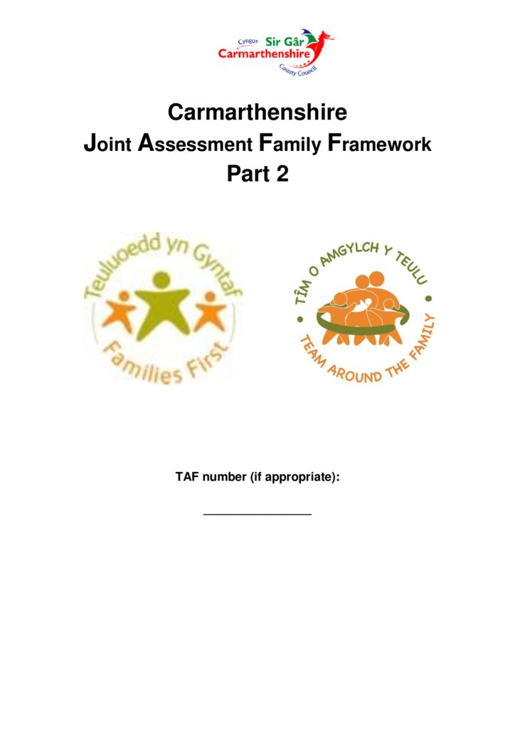 JAFF Part 2 english - Carmarthenshire Family Information Service