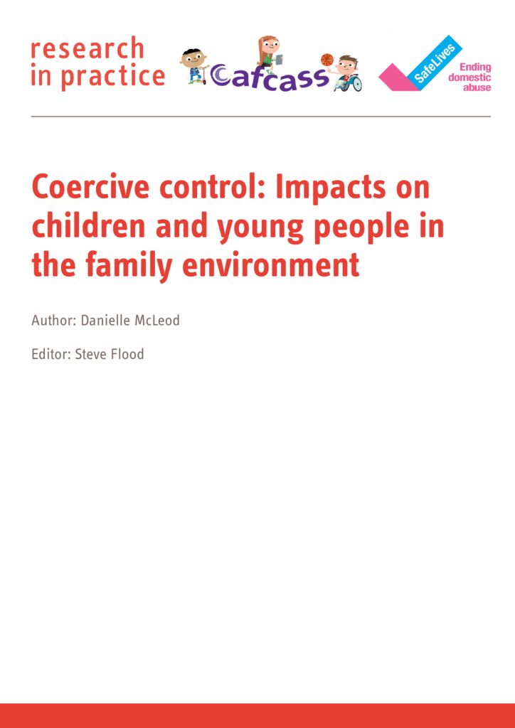 CoercivecontrolImpactsonchildrenlitreview - Carmarthenshire Family ...