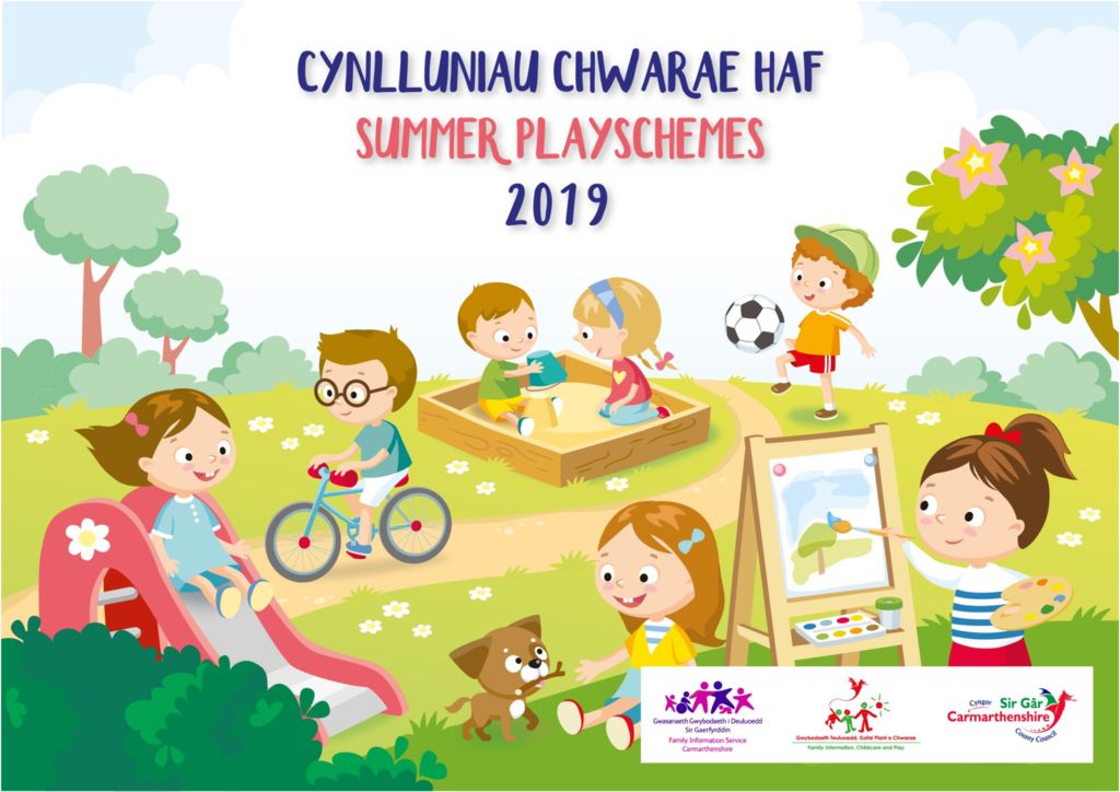 Summer Playscheme booklet 2019 - Carmarthenshire Family Information Service