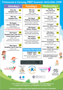 EYCC Summer Timetable - Carmarthenshire Family Information Service