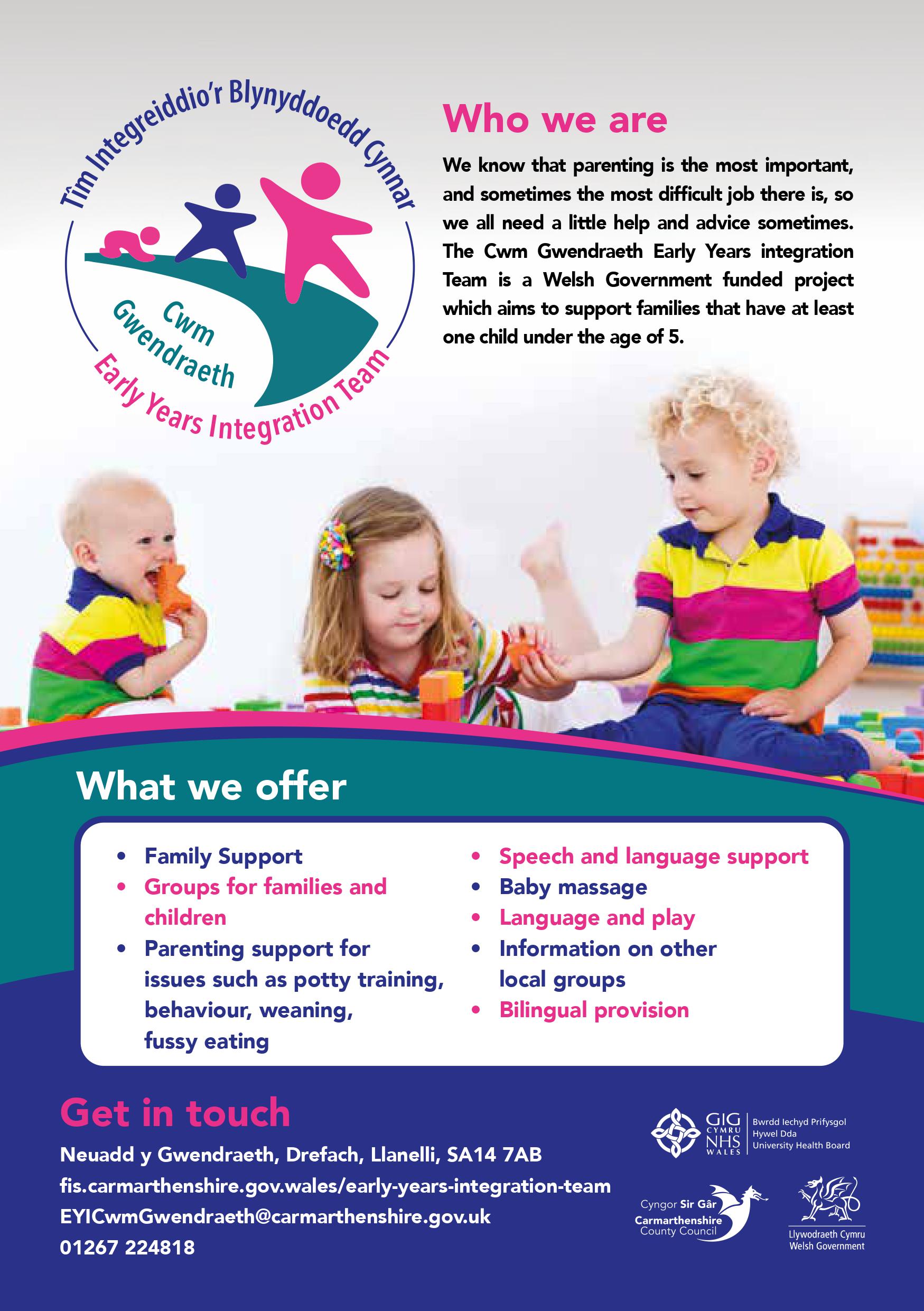 Leaflet English - Carmarthenshire Family Information Service