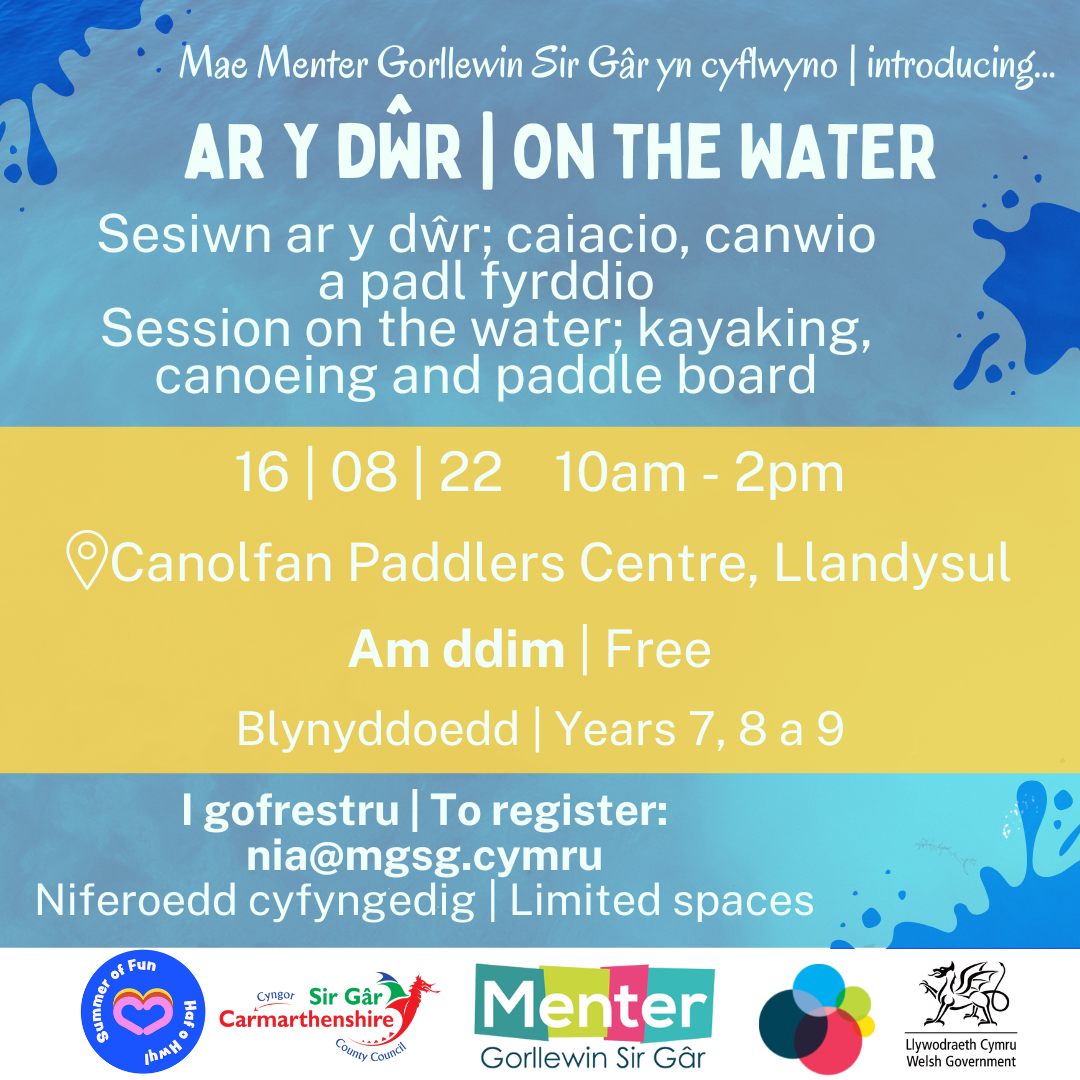 On the water x 2 - Carmarthenshire Family Information Service