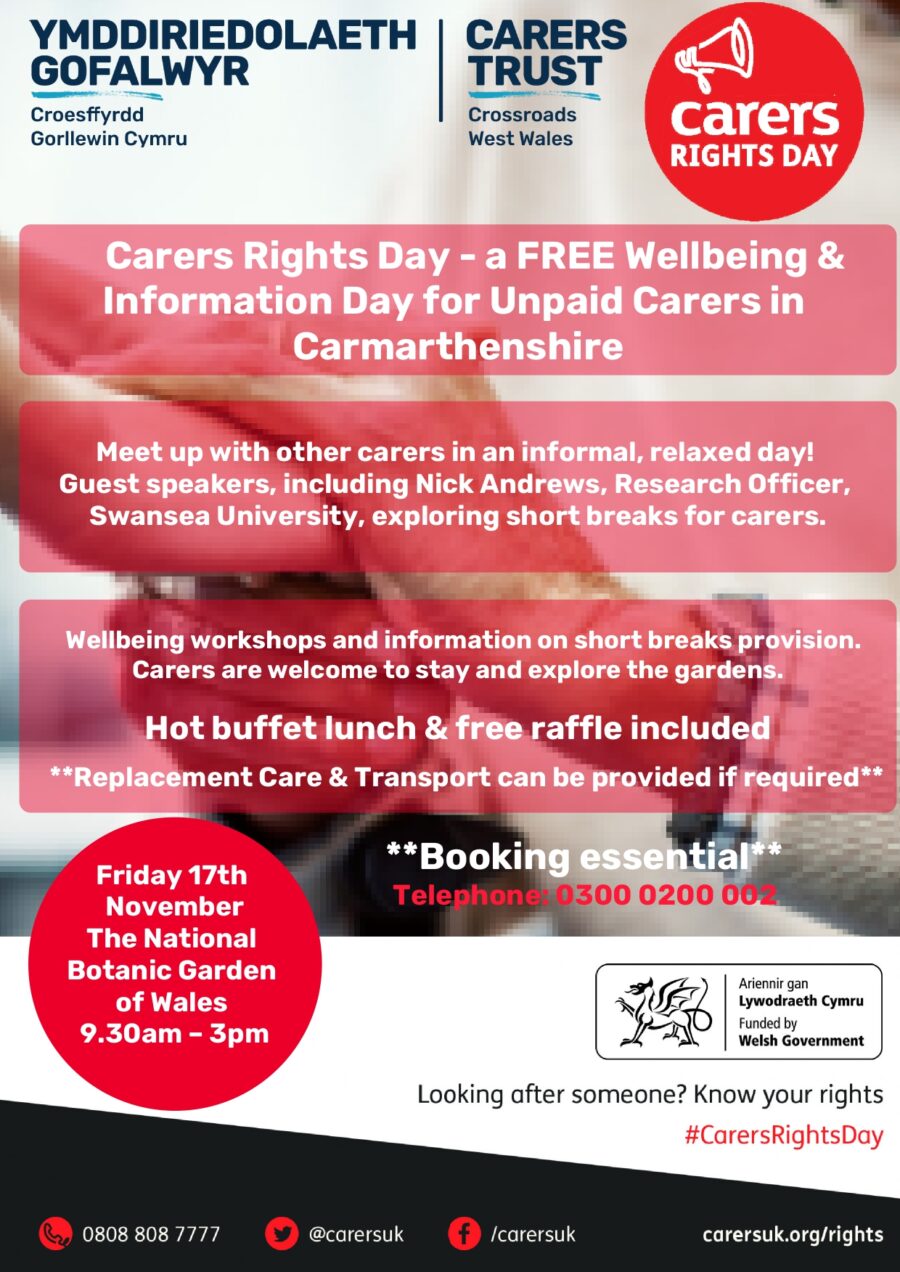 Carers Rights Day - Carmarthenshire Family Information Service