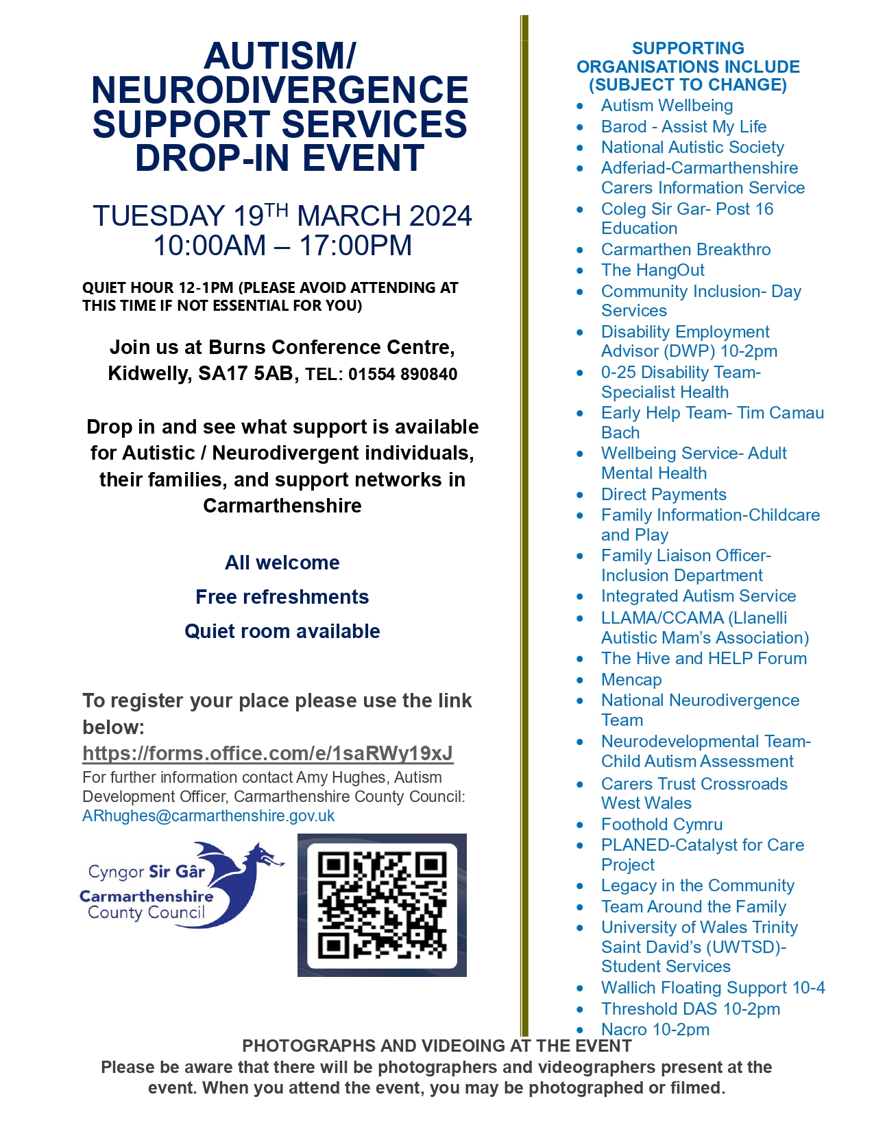 Autism-Event-Poster-2024 - Carmarthenshire Family Information Service