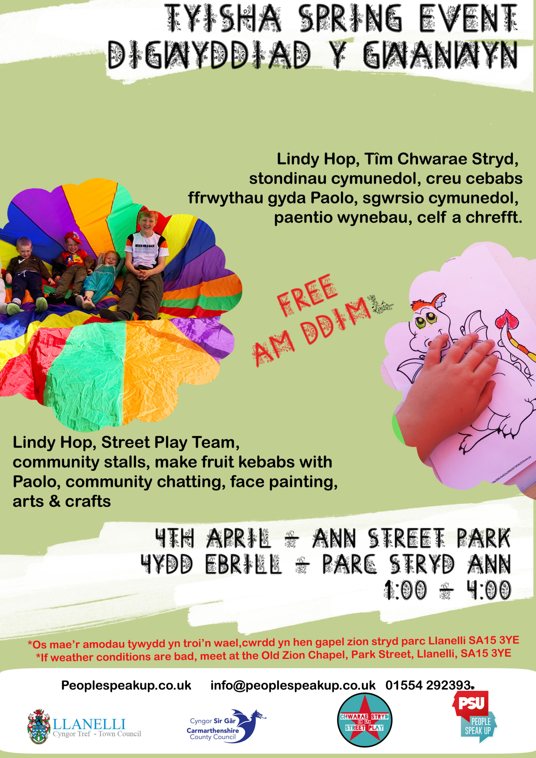 Tyisha Spring Event - Carmarthenshire Family Information Service