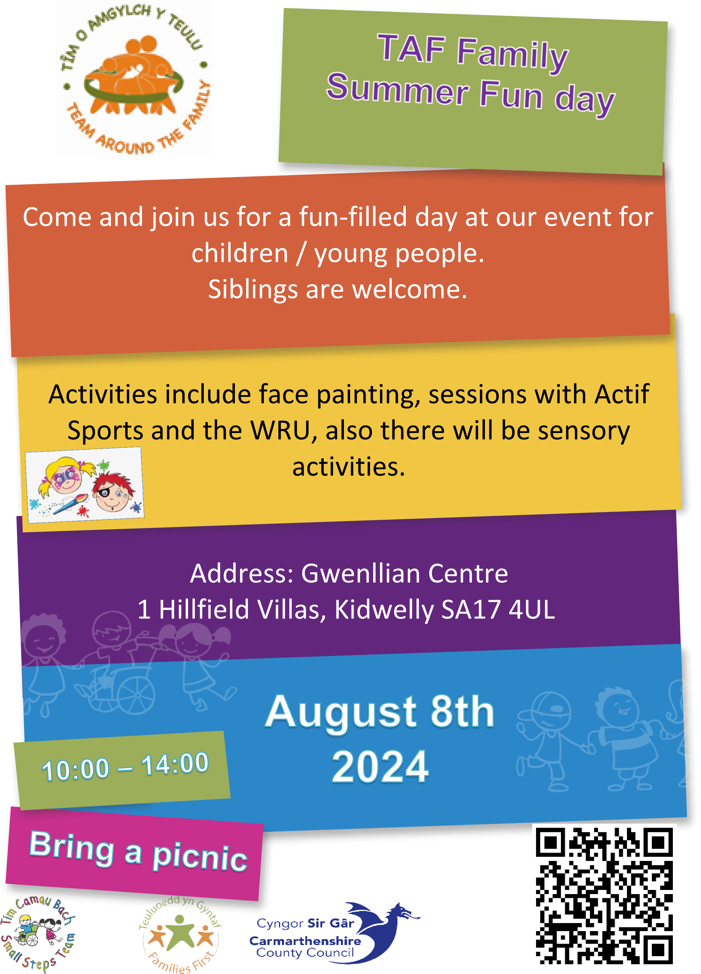 TAF Family Summer Fun Day - Carmarthenshire Family Information Service