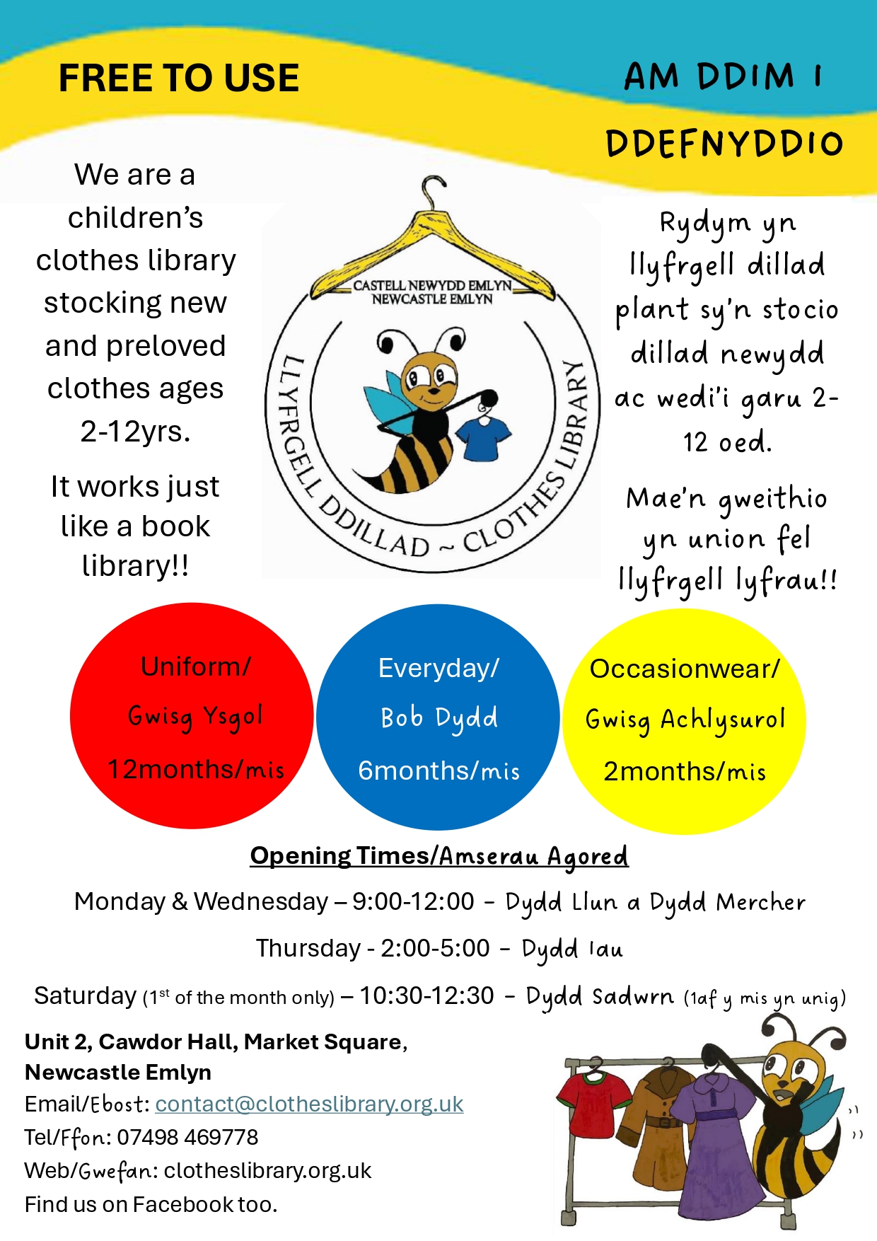 Clothes Library - Carmarthenshire Family Information Service