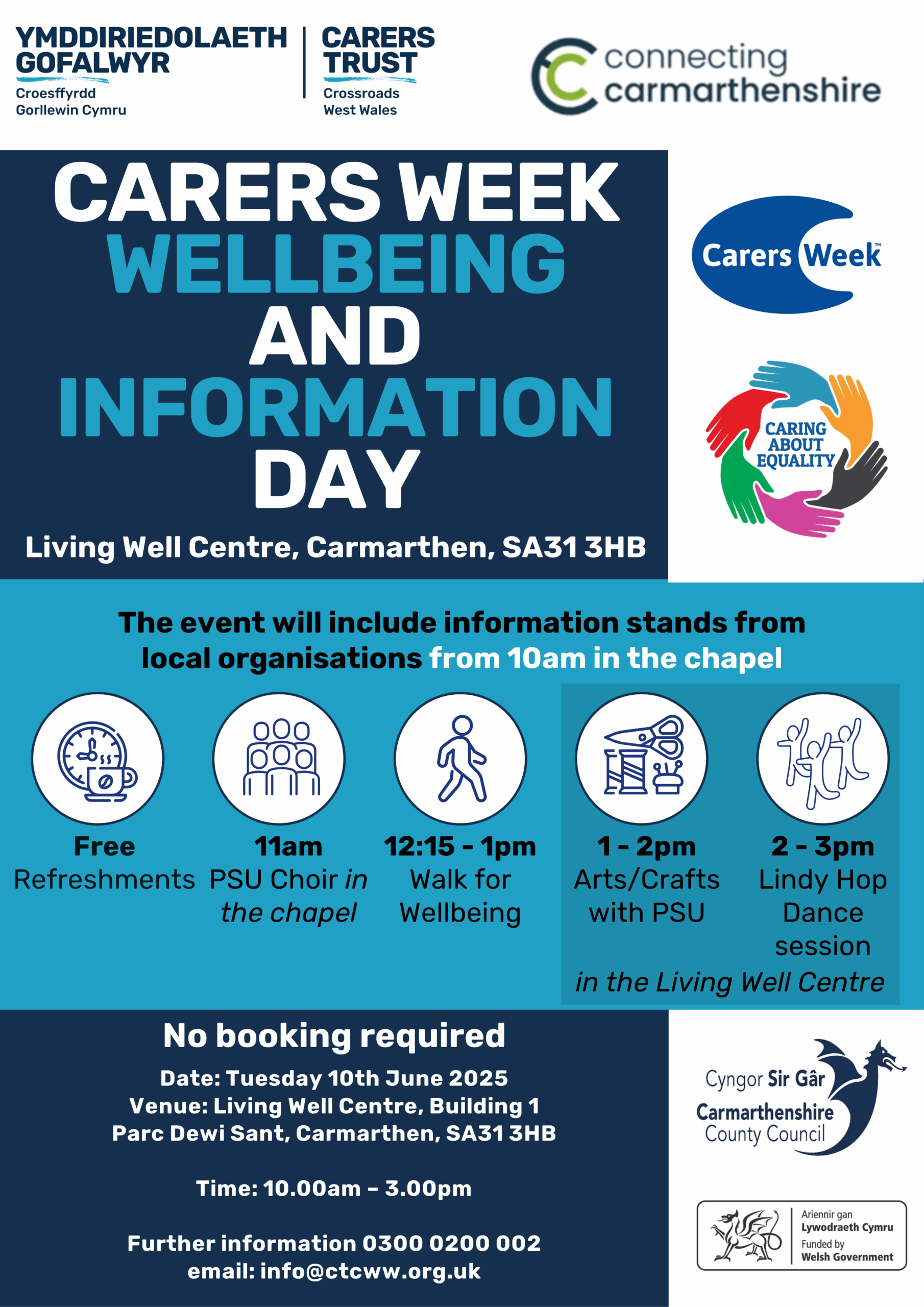 Carers Week Events - Carmarthenshire Family Information Service